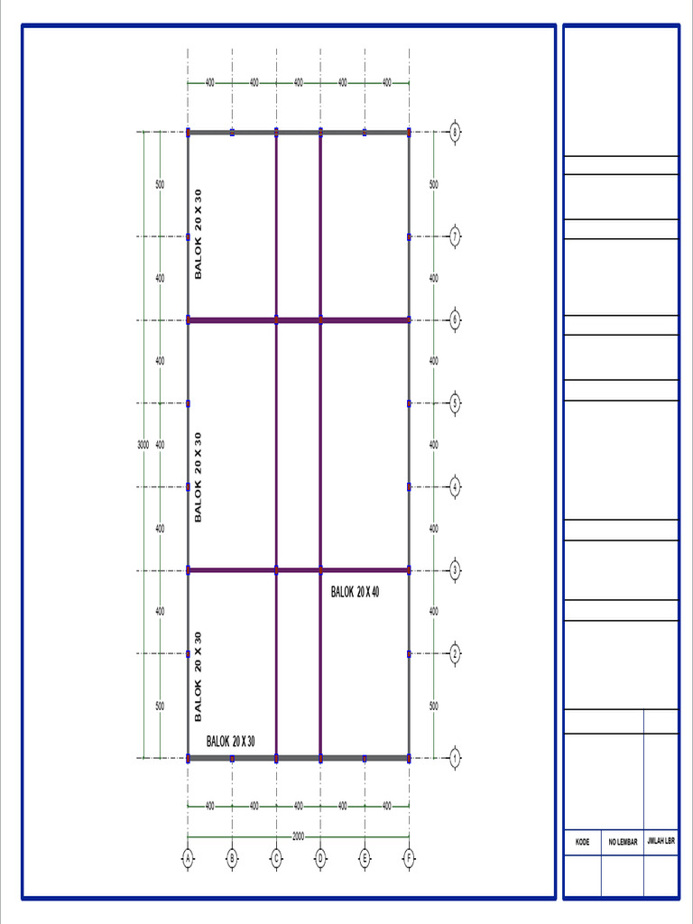 Program: Balok 20 X 40 | PDF