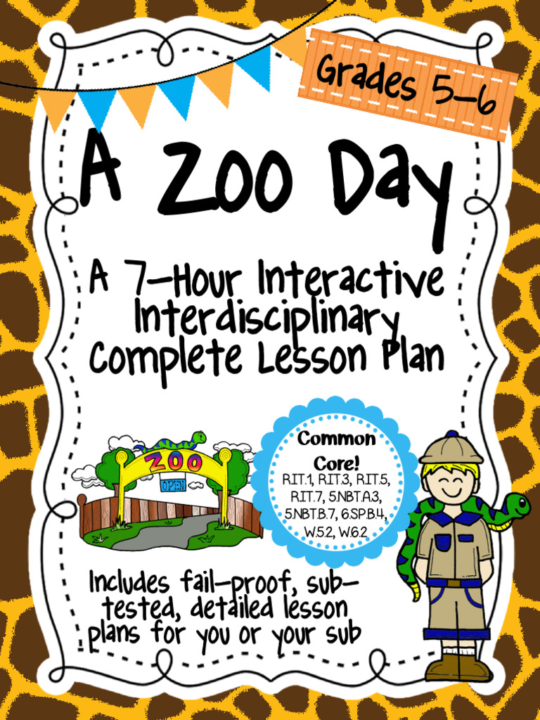 Interactive Zoo Lesson Plan for Grades 5-6 | PDF | Predation | Elephant
