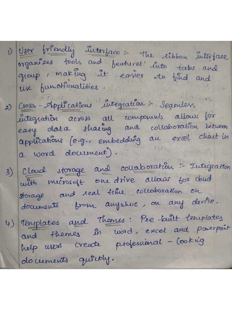 Application of MS Office | PDF