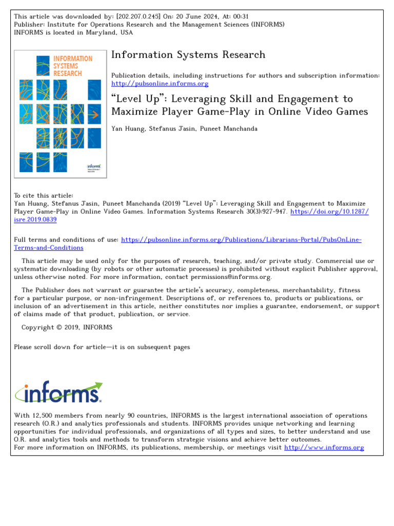 huang-et-al-2019-level-up-leveraging | PDF | Mathematical Optimization ...