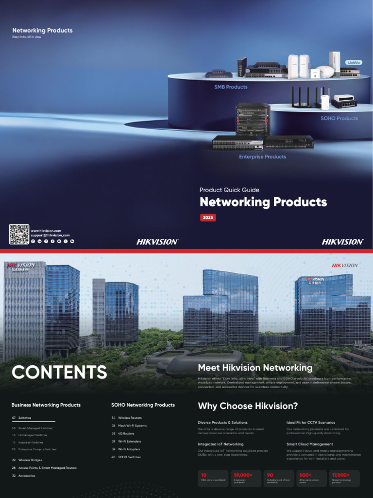 Hikvision LinkVu Networking Solutions | PDF | Computer Network ...