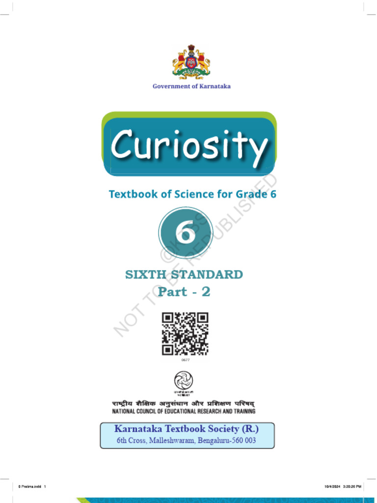 6th Eng Science Part - 2 2025-26 | PDF | Water | Liquids