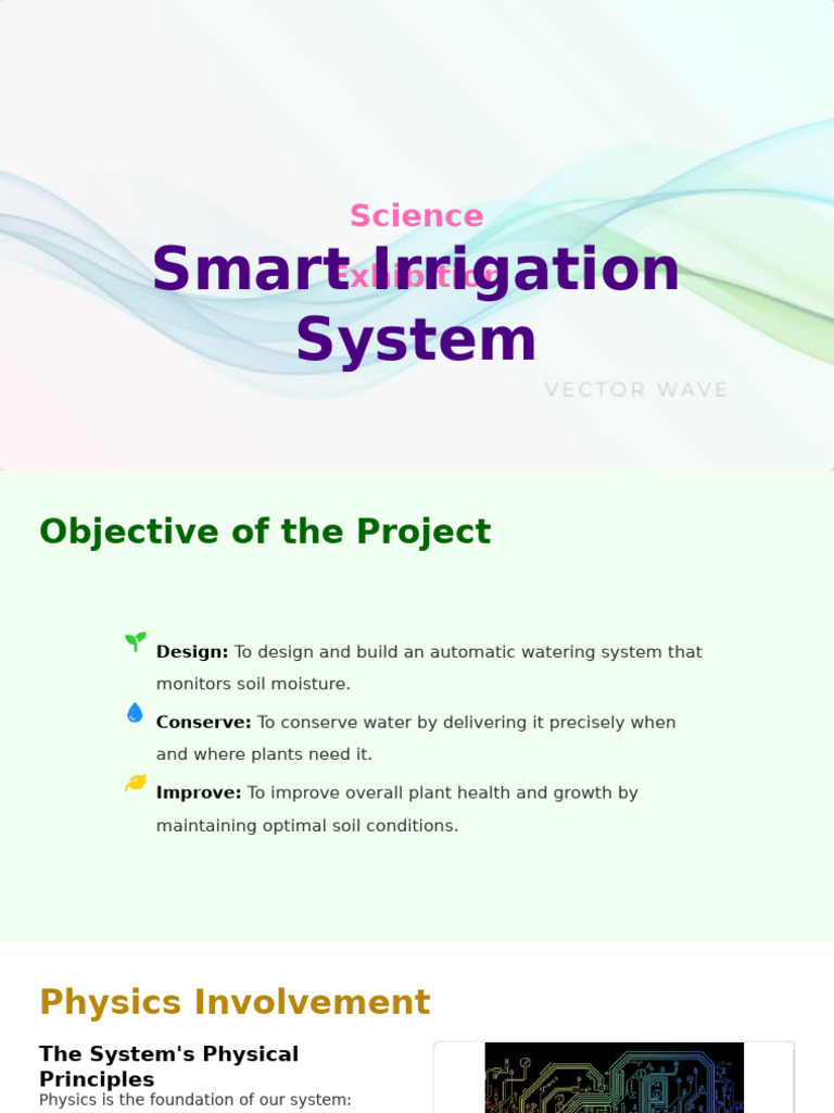 Smart Irrigation System (Colorful v3) (1) (1) | PDF