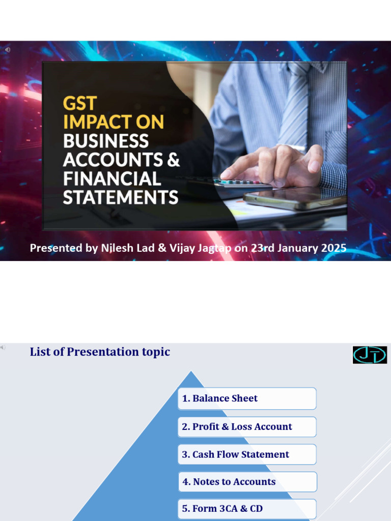 GST Impact on Financial Statements | PDF | Expense | Balance Sheet