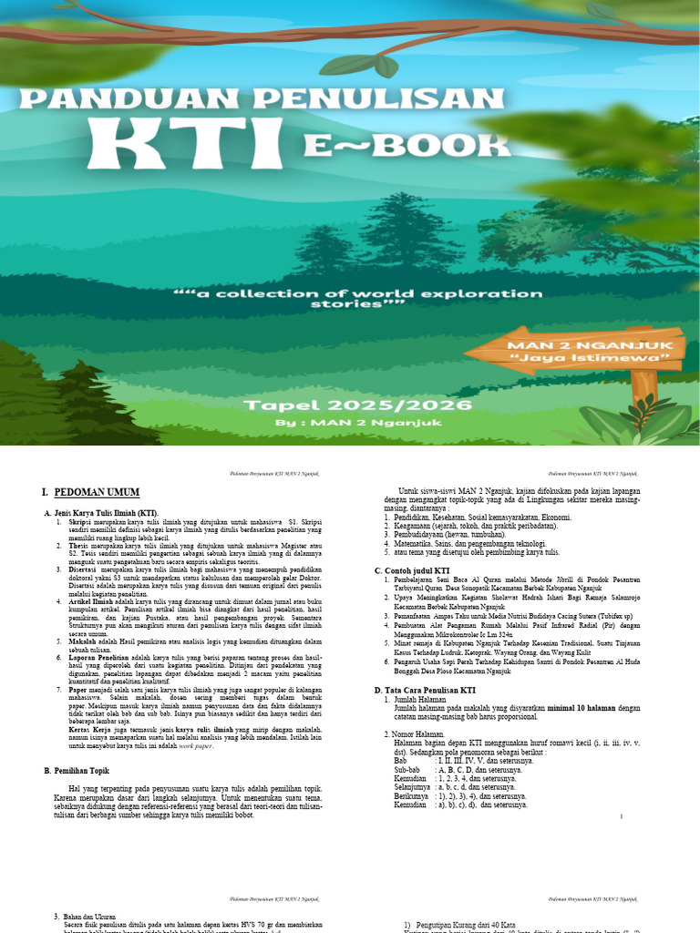 Buku Panduan KTI 2025 Fix | PDF
