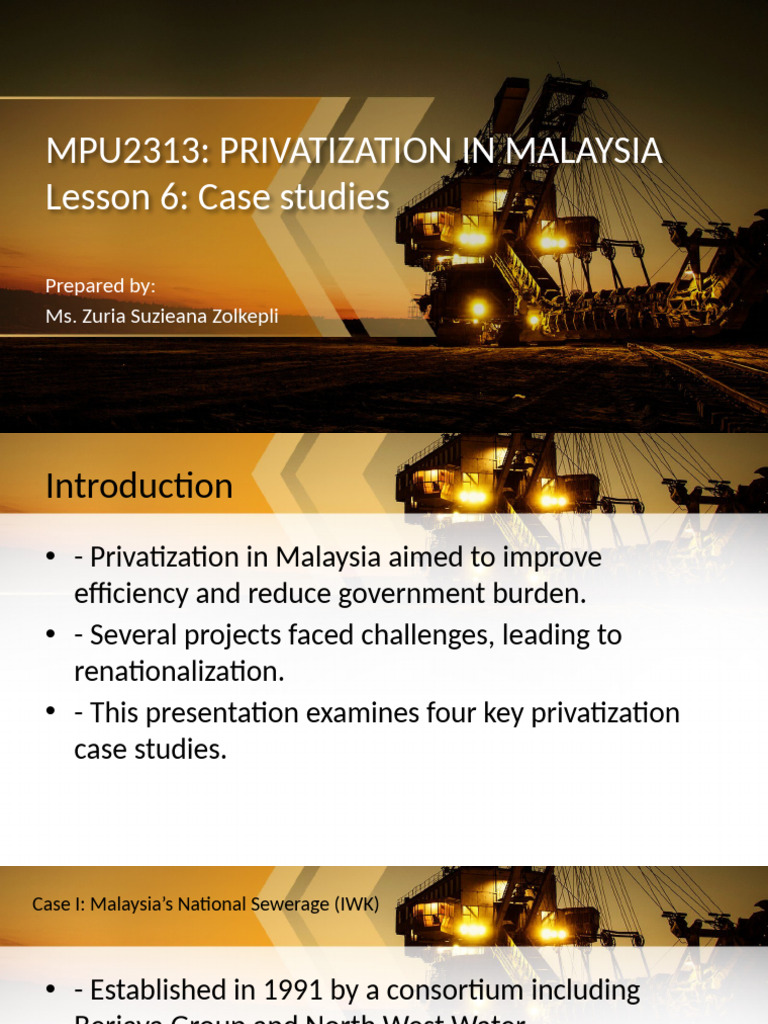 Lesson 6 - Case Studies | PDF | Privatization | Economies