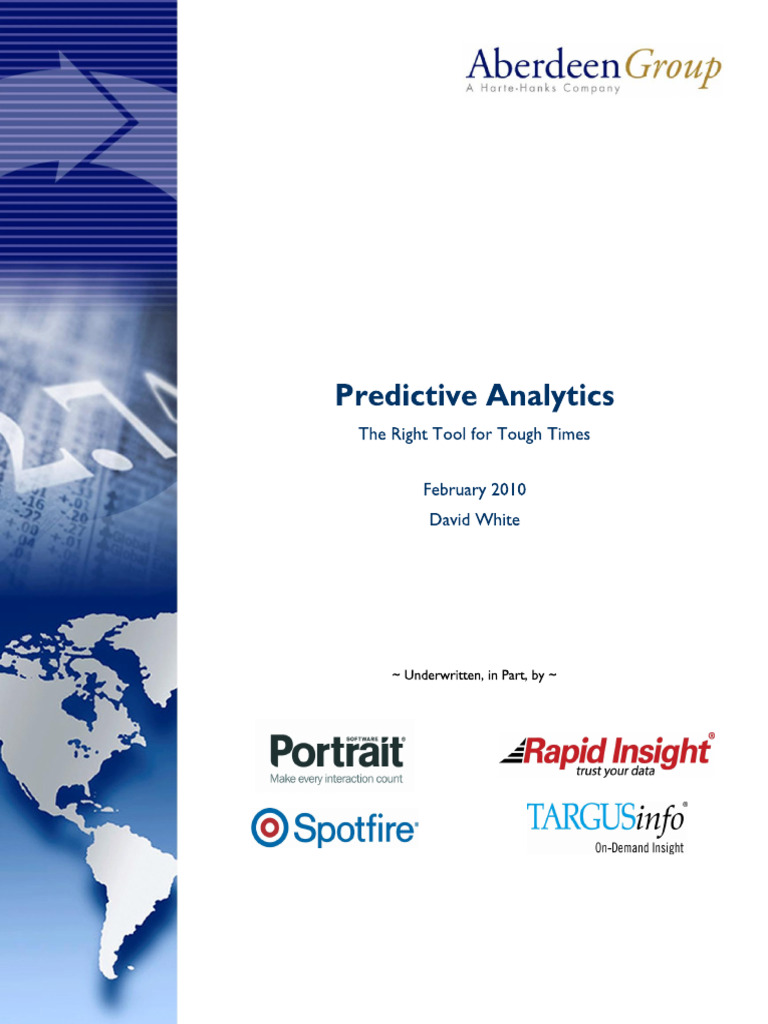 Aberdeen Group - Predictive Analytics | PDF