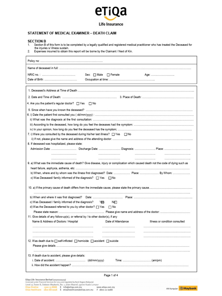 5) ELIB-DeATH - Statement of Medical Examiner (Individual) - EIB Eff ...