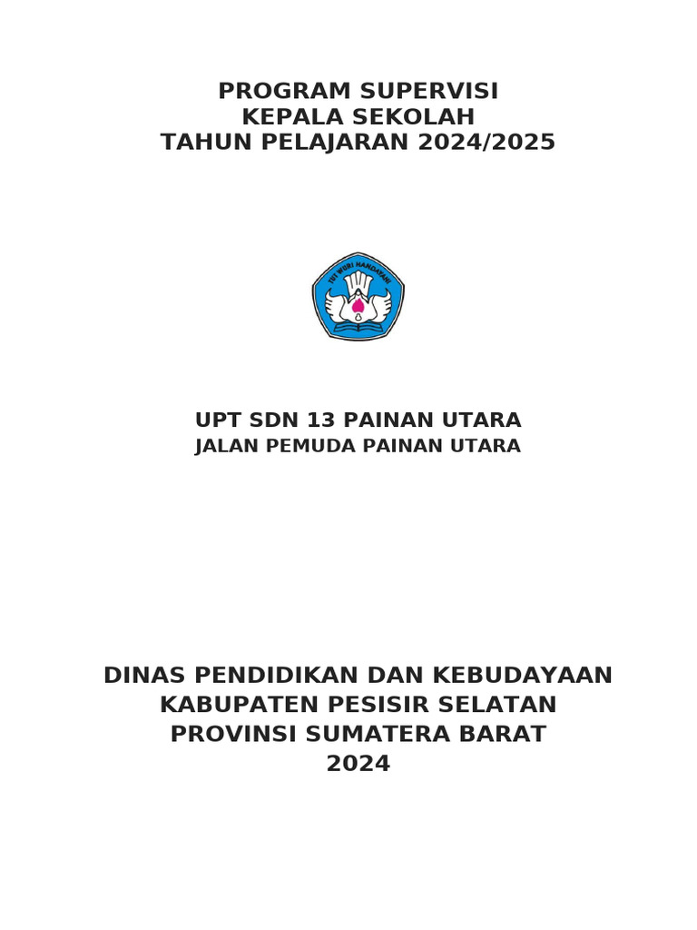 Program Supervisi Kepala Sekolah | PDF
