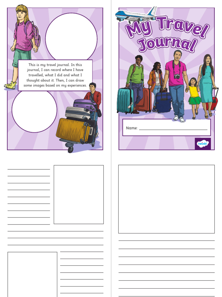 In en 1707750998 Travel Journal Writing Template Ver 1 | PDF