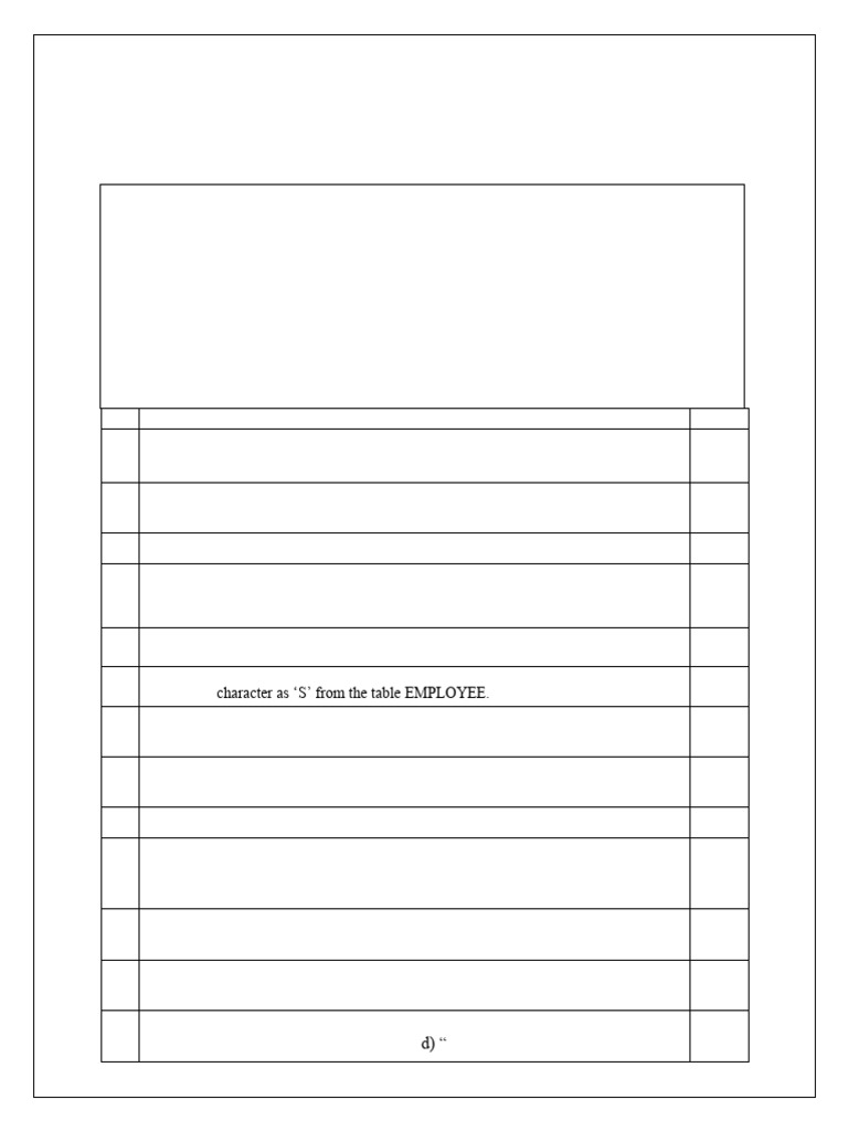 Class 11 Worksheet Mysql | PDF | Databases | Sql
