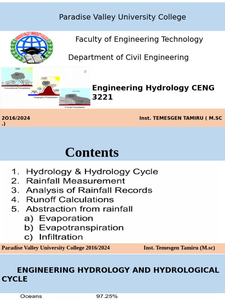 Hydrology | PDF