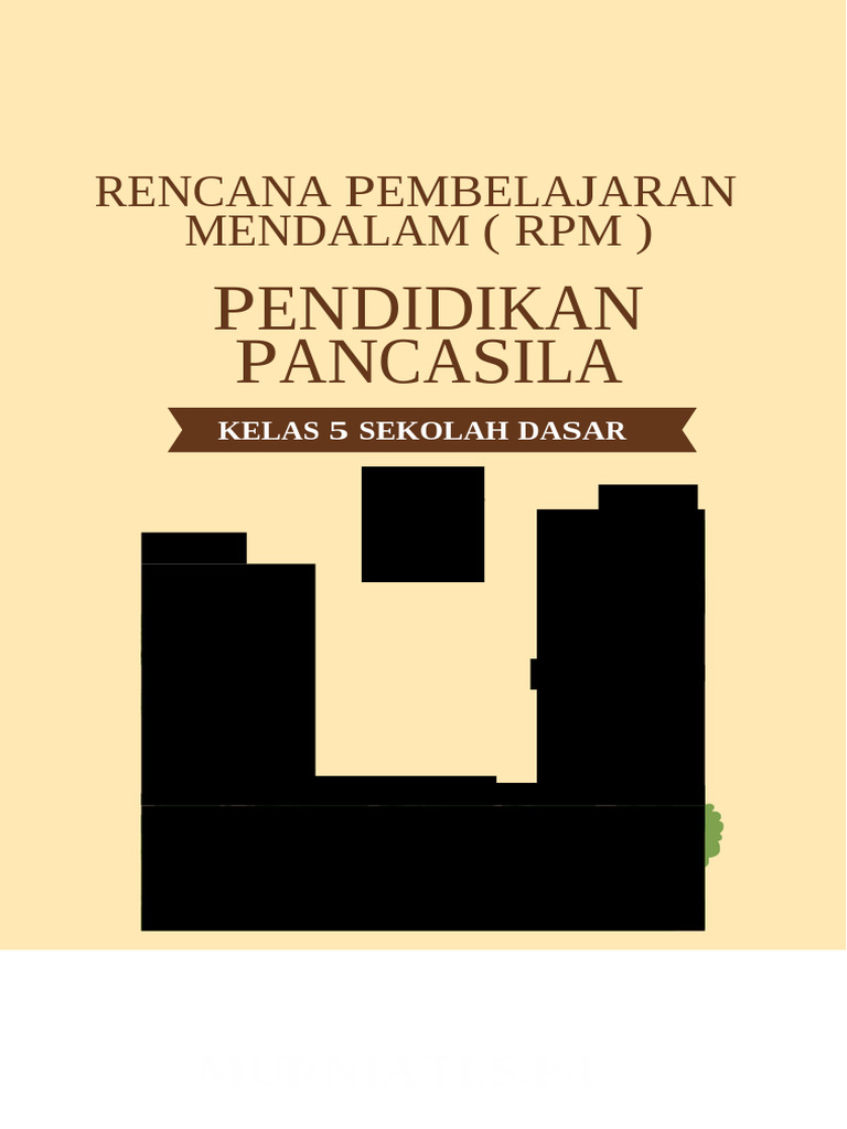 Sampul Buku Modul Ajar Pendidikan Pancasila Kuning Dan Hijau Ilustratif ...