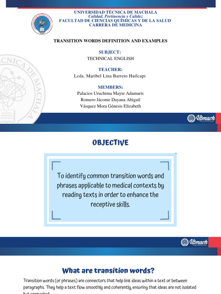 Transition Words in Medical Writing | PDF | Physical Examination | Diabetes