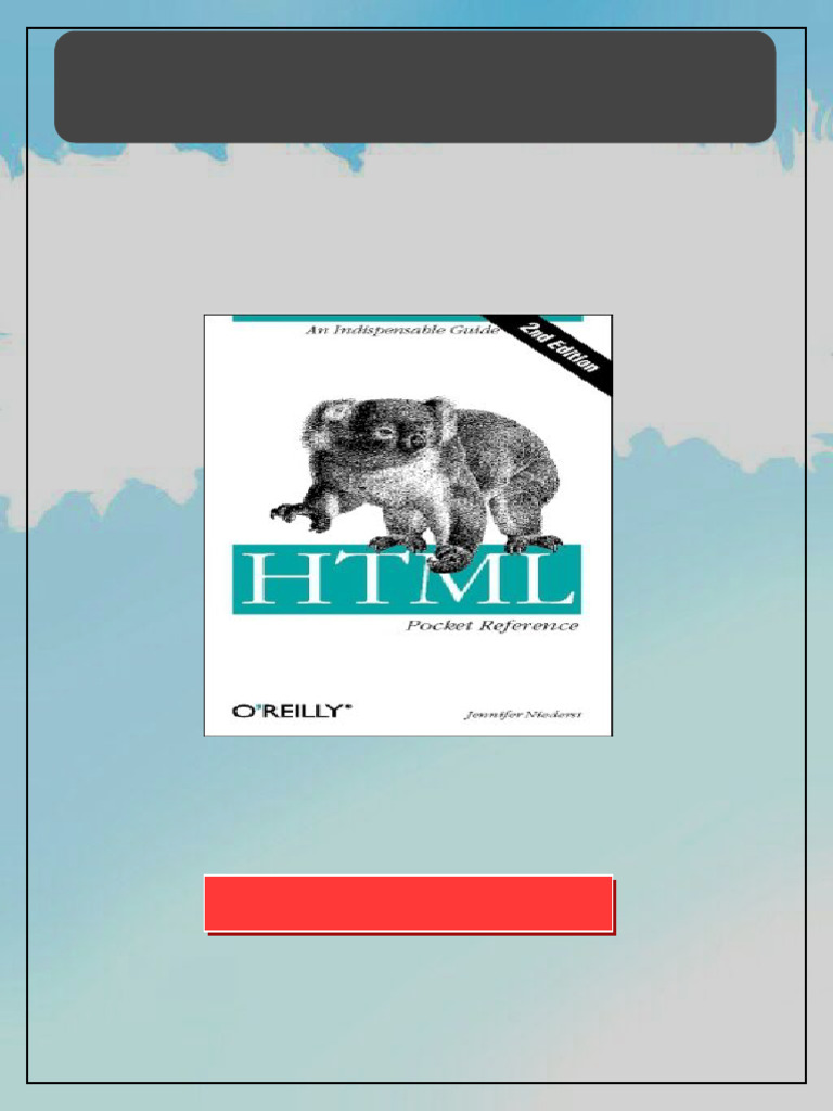 HTML XHTML Pocket Reference Quick Comprehensive Indispensible Fourth ...