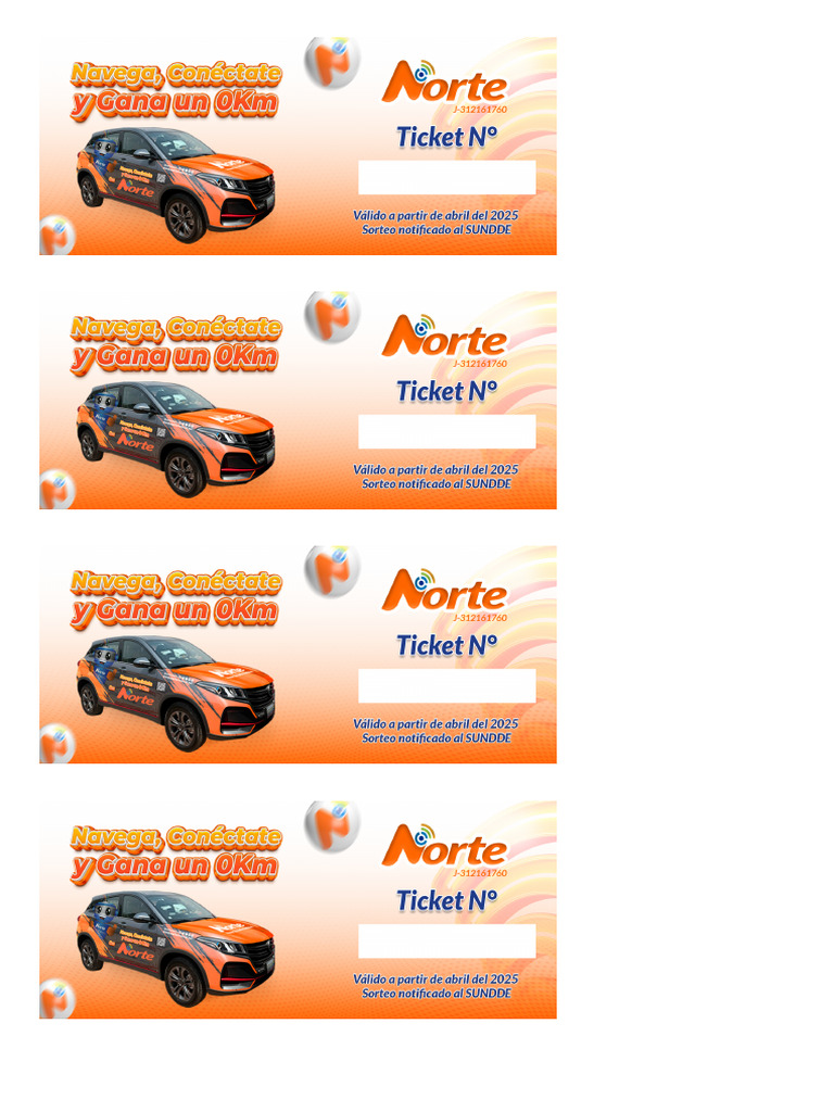 Boletos Sorteo | PDF