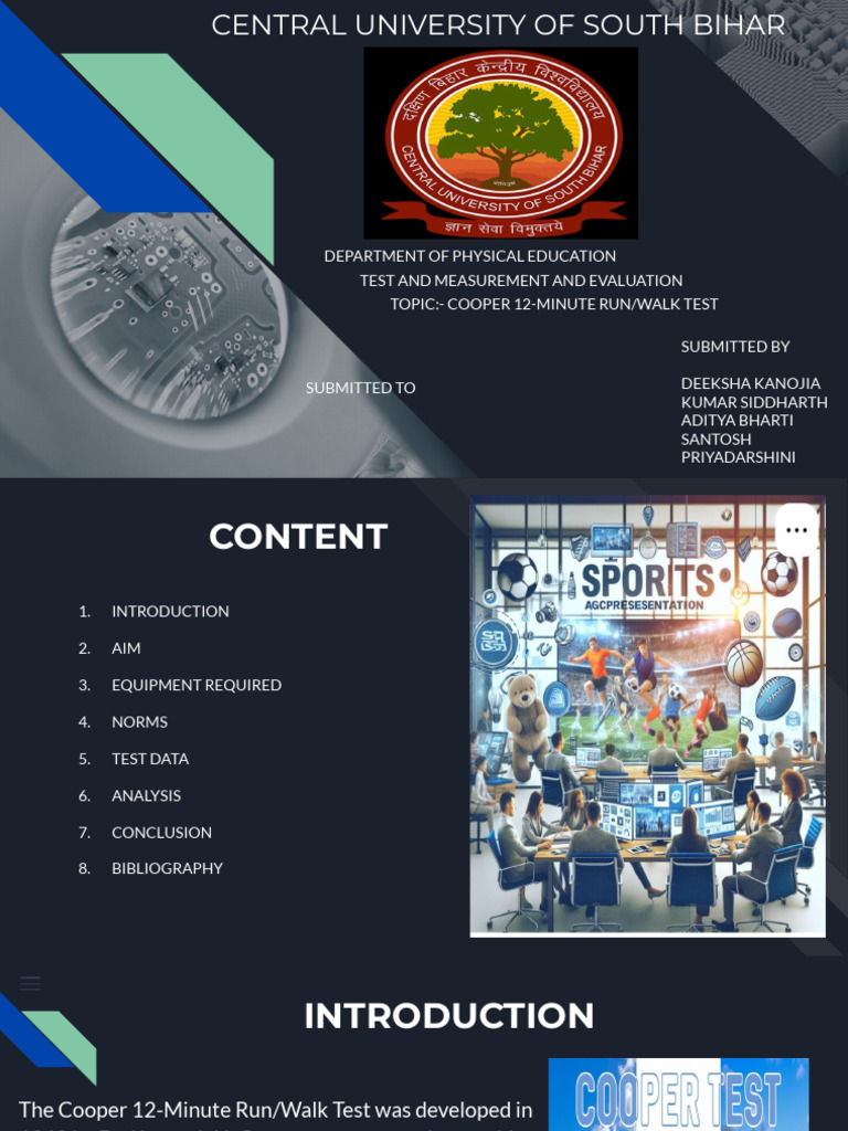 Cooper Tesr | PDF | Physical Fitness | Physical Exercise