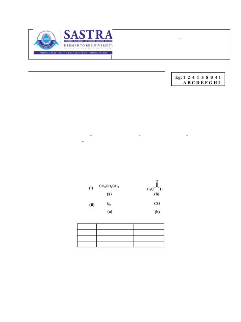 Third CIA Test - July 2021 | PDF | Magnesium | Iron