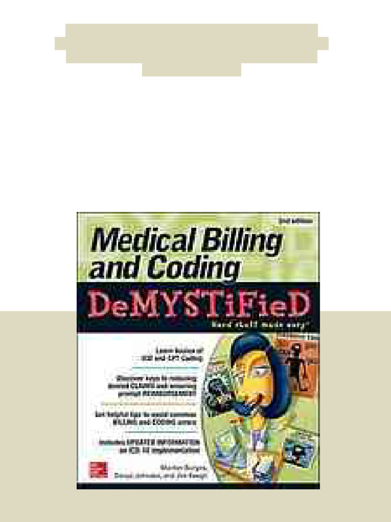 (Ebook) Medical Billing and Coding Demystified by Marilyn Burgos, Donya ...
