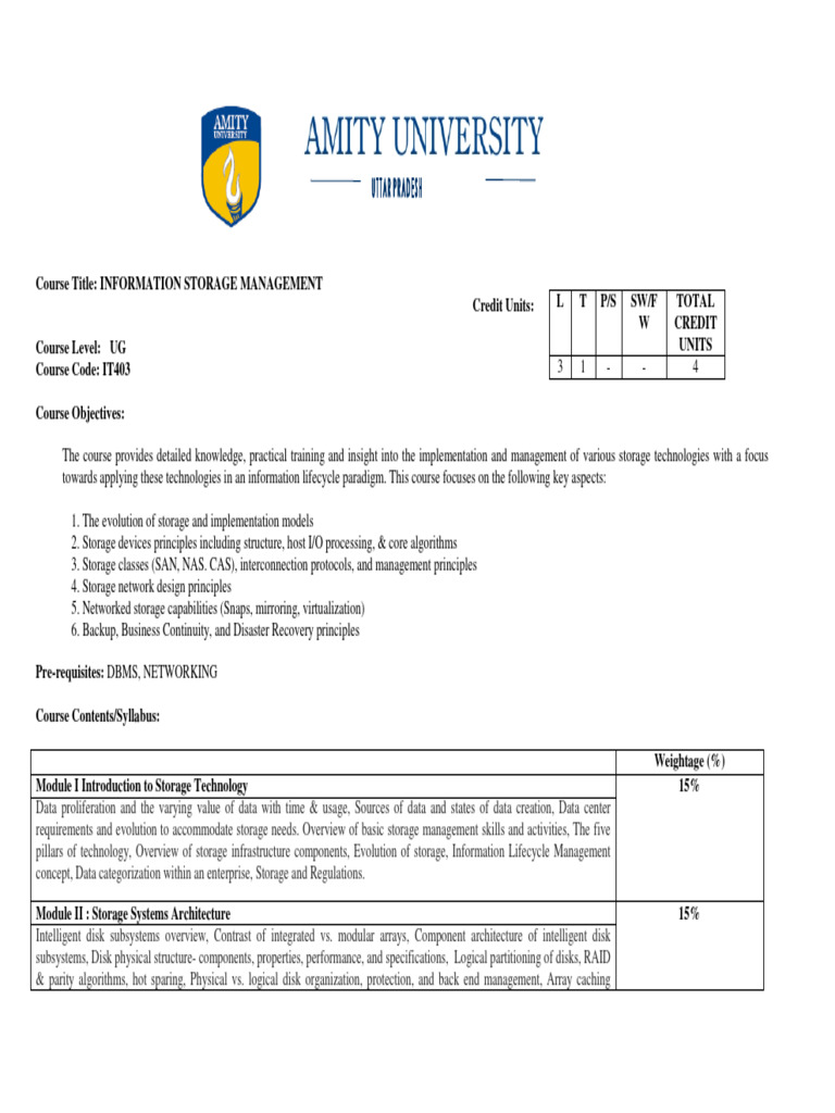 Information Storage Management | PDF | Computer Data Storage | Computer Network
