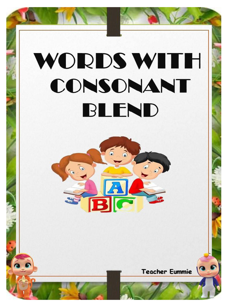 Consonant Blends Stories | PDF