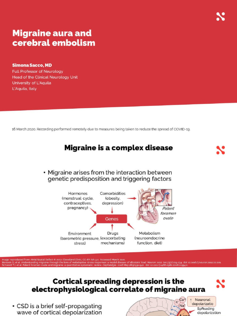 Neurodiem Presentation - 210316 - Sacco | PDF