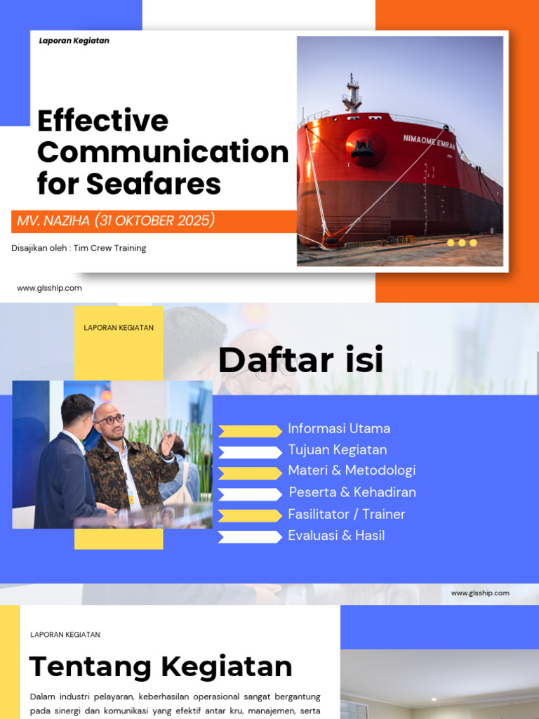 Template Report Kegiatan GLS 2025-2026 | PDF