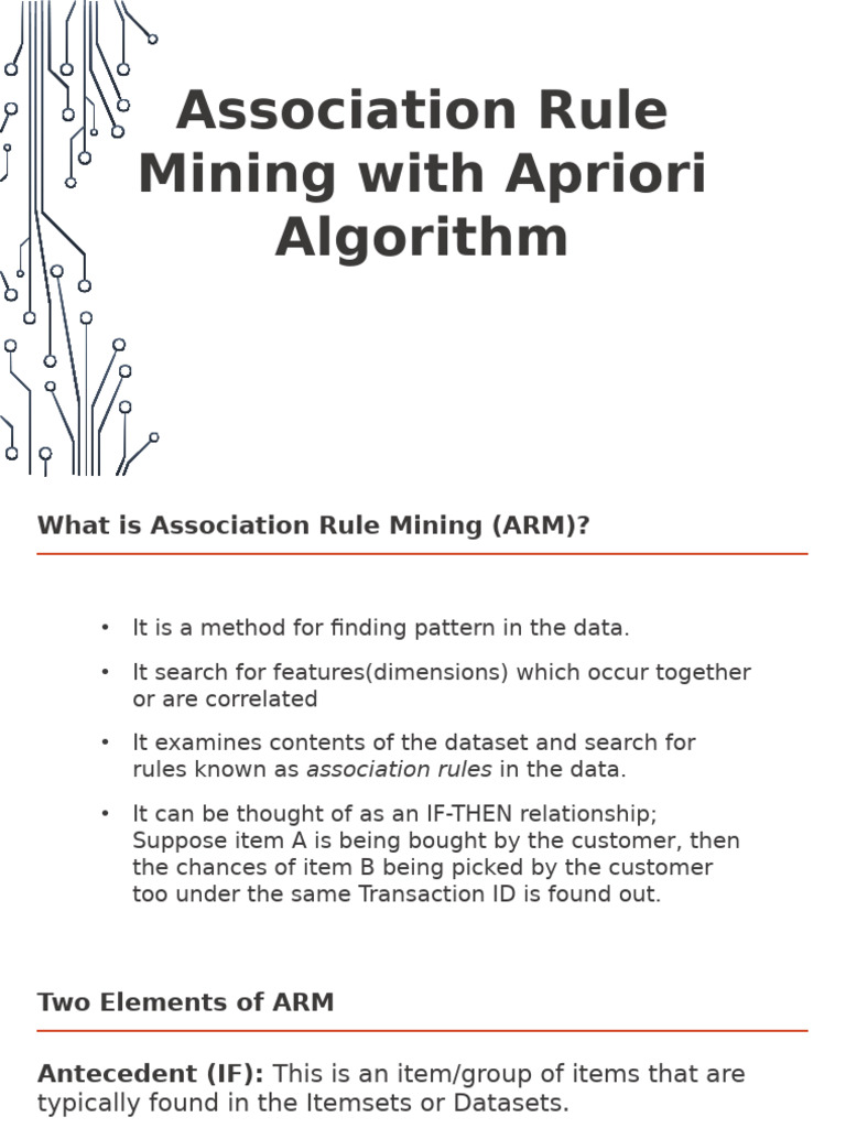Module 4 - Association Rule Mining With Apriori Algorithm | PDF | Data ...