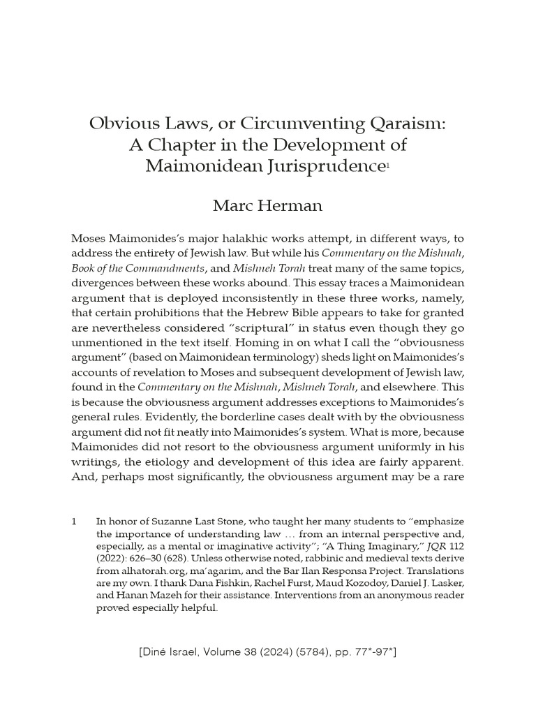 5 Herman Marc | PDF | Mitzvah | Halakha