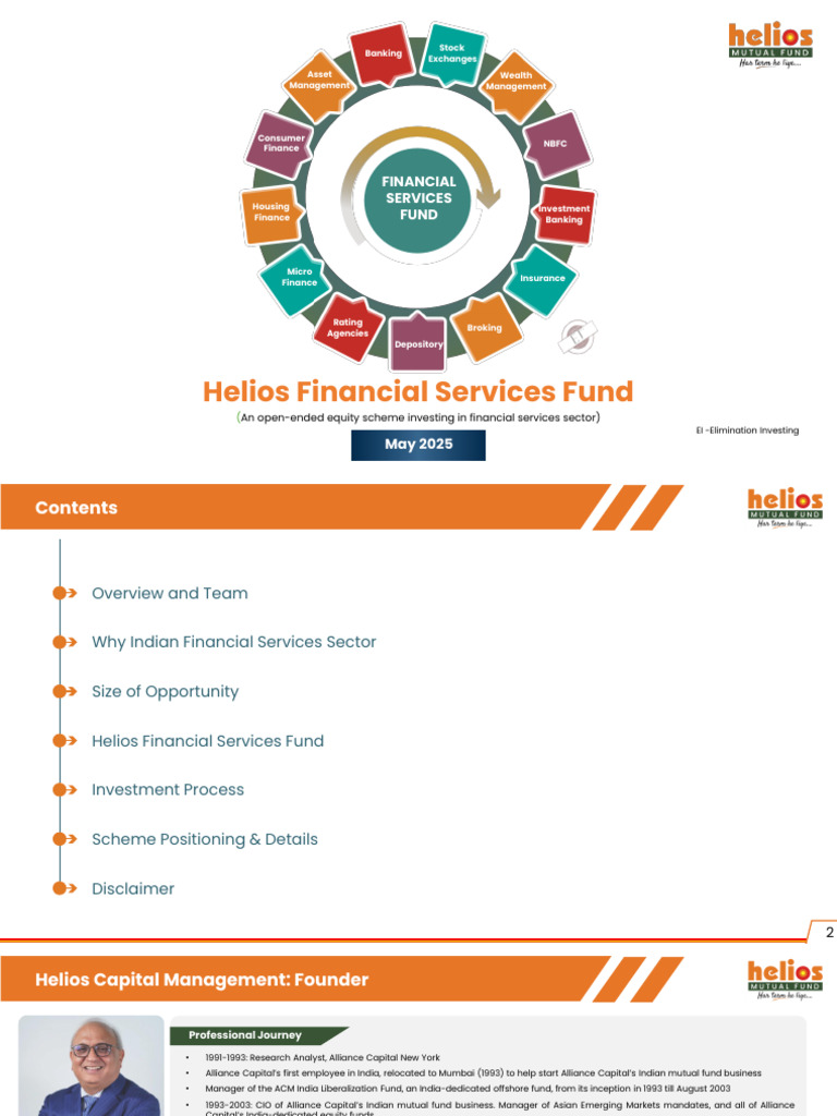 Helios Financial Services Fund NFO Presentation | PDF | Investing ...