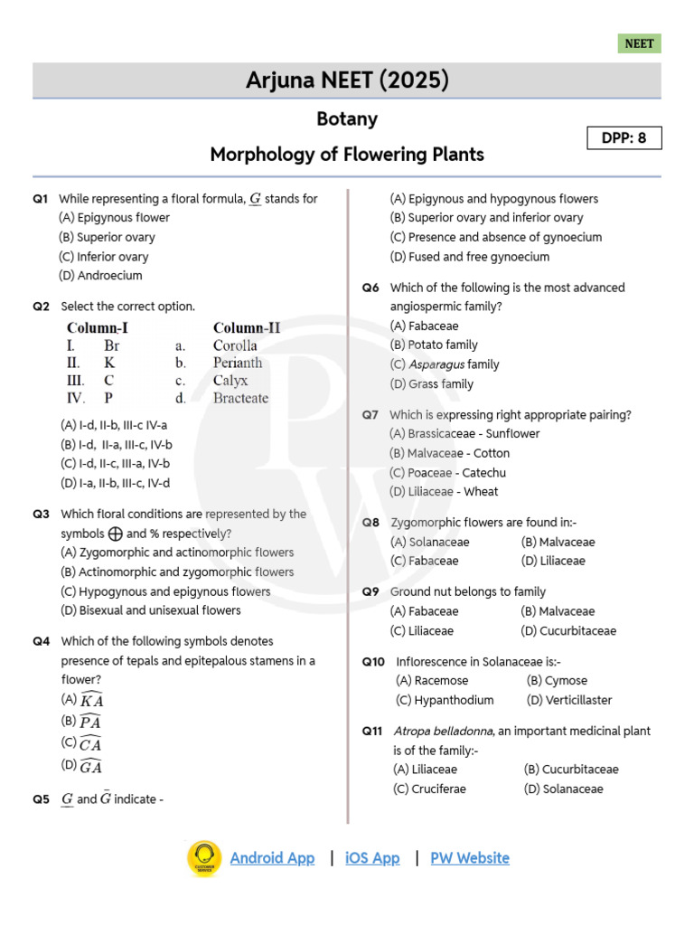 671397ef203ab96aa847fa80_##_Morphology of Flowering Plants _ DPP 08 (of Lecture 11) __ Arjuna ...