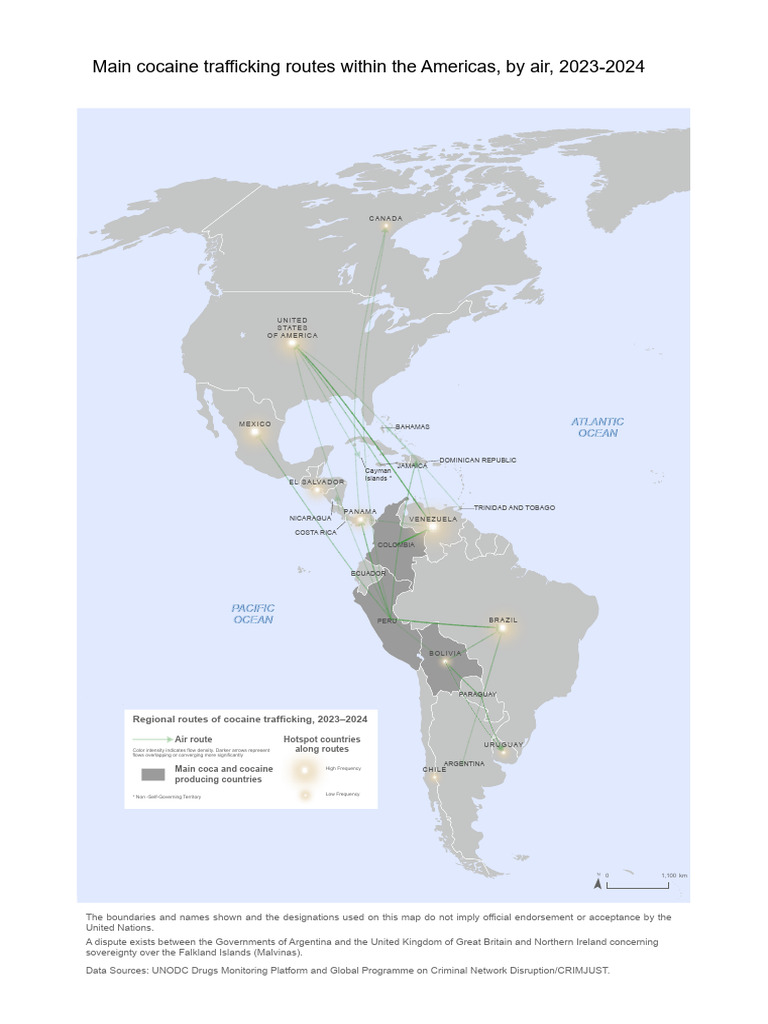 UNODC Documents Data and Analysis World Drugs Repport 2025 Maps A Main ...