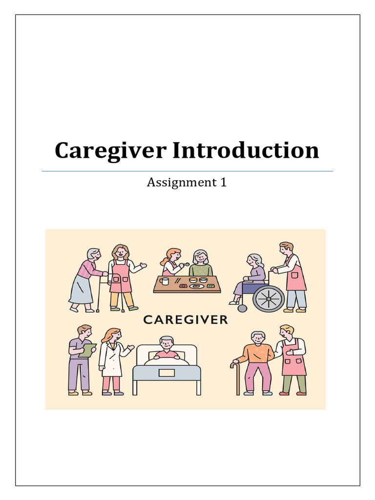 Caregiver Introduction | PDF