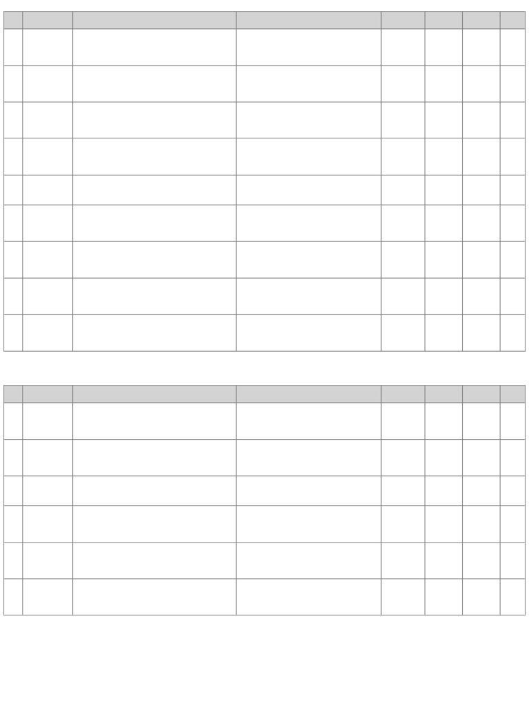 45 Day Calendar Table Final v3 | PDF | Lunch | Salad