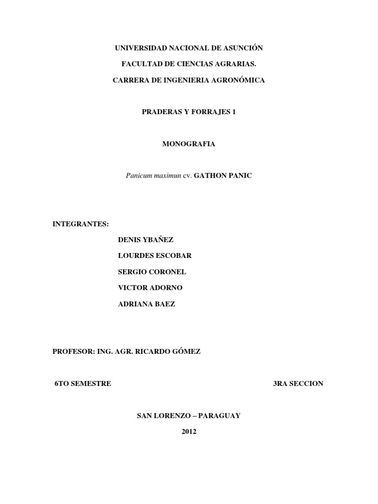 Gatton Panic | PDF | Siembra | Gestion de tierras