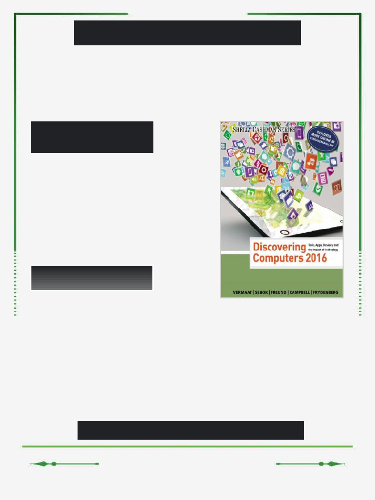 Discovering Computers 2016 1st Edition Misty E. Vermaat available all ...