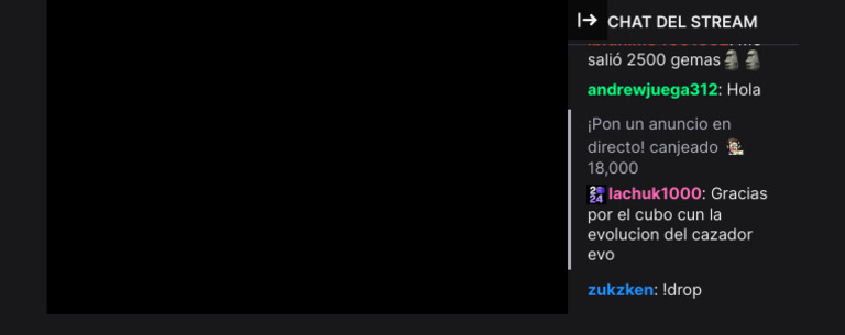 Interacción en el Chat del Stream | PDF
