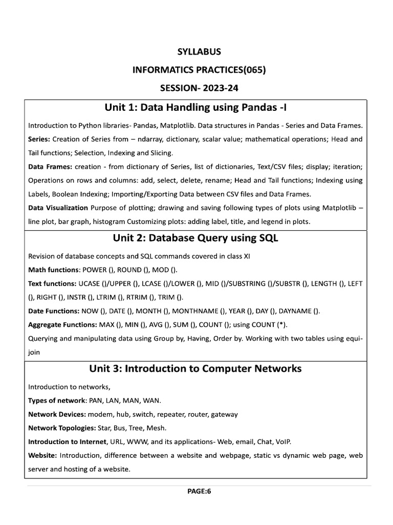 Study Material Python Pandas | PDF
