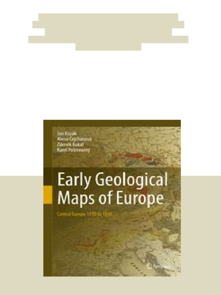 (Ebook) Early Geological Maps of Europe: Central Europe 1750 to 1840 by ...
