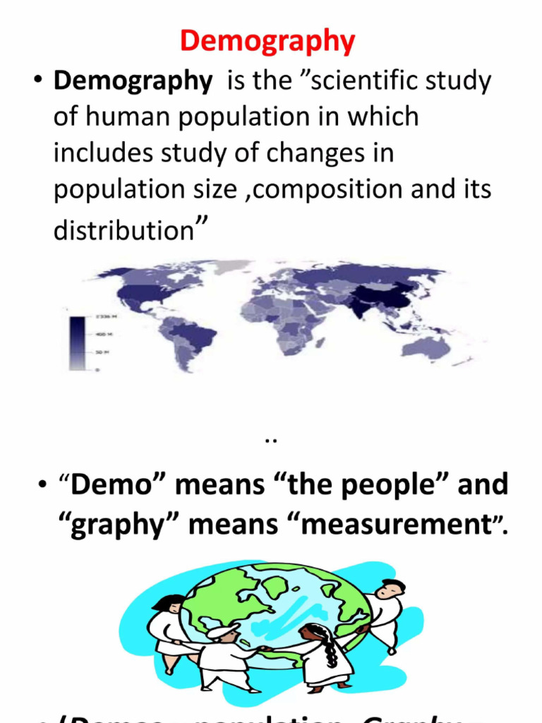 Lecture 2 Demography | PDF