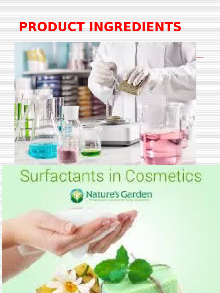 2a. Product Ingredients - Fall 2024 | PDF | Emulsion | Surfactant