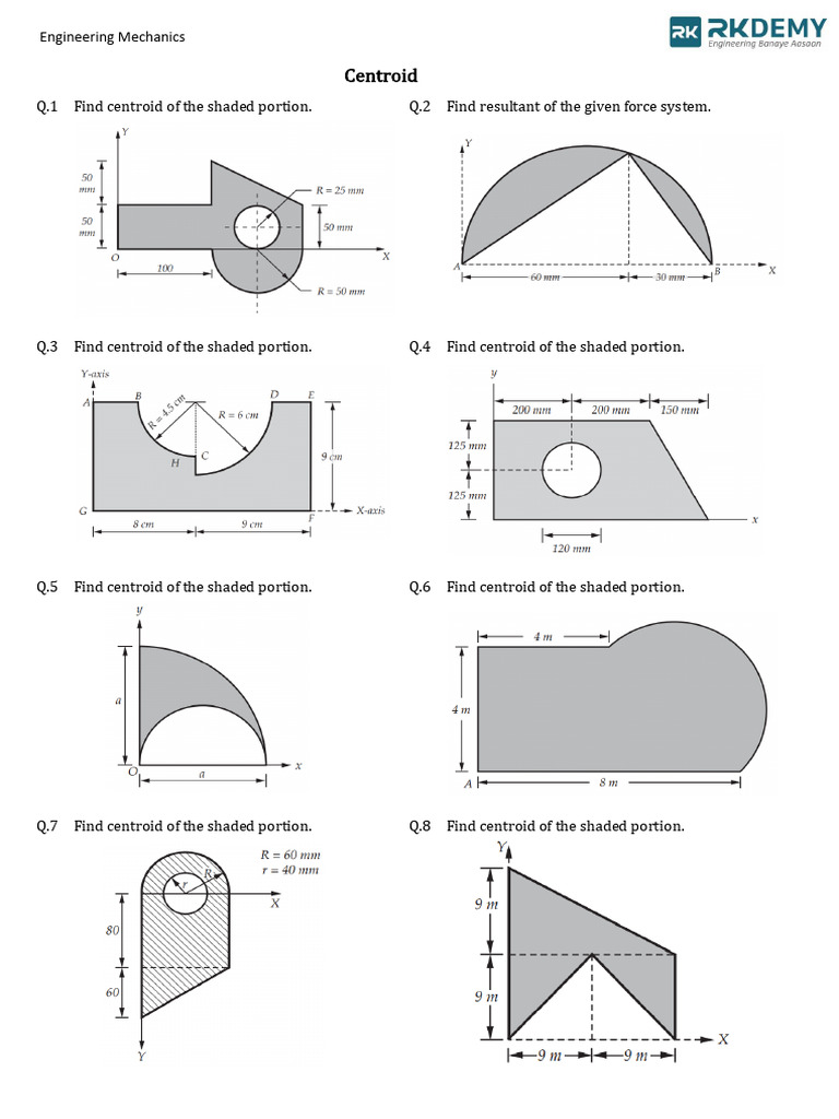 Mechanics Question Bank | PDF | Mechanics