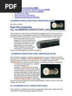ACSR Conductor Data Sheets | PDF | Wire | Electrical Wiring
