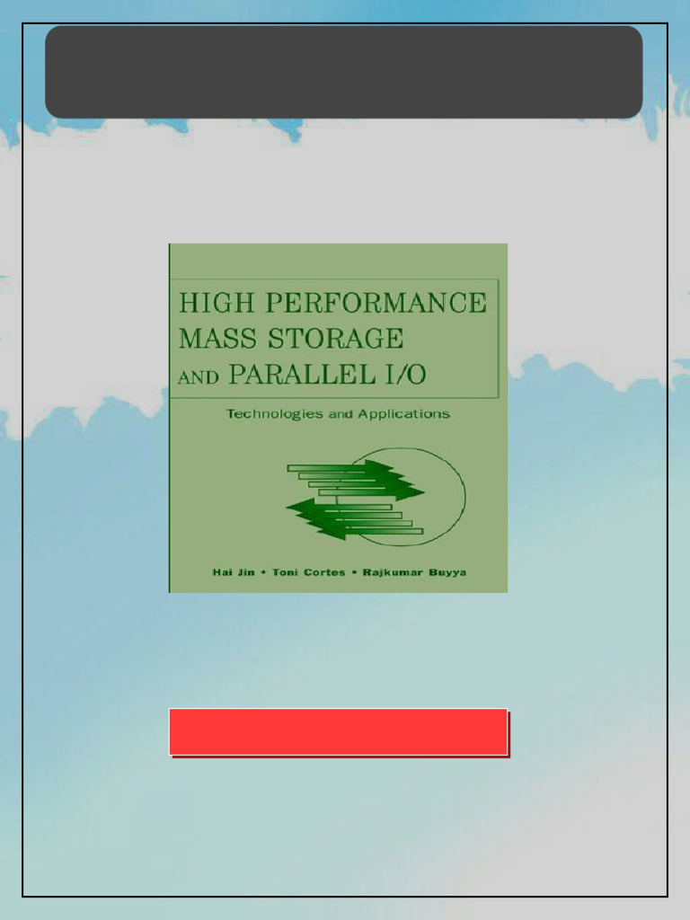 High Performance Parallel I O 1st Edition I Foster pdf available | PDF | Computing | Computer ...