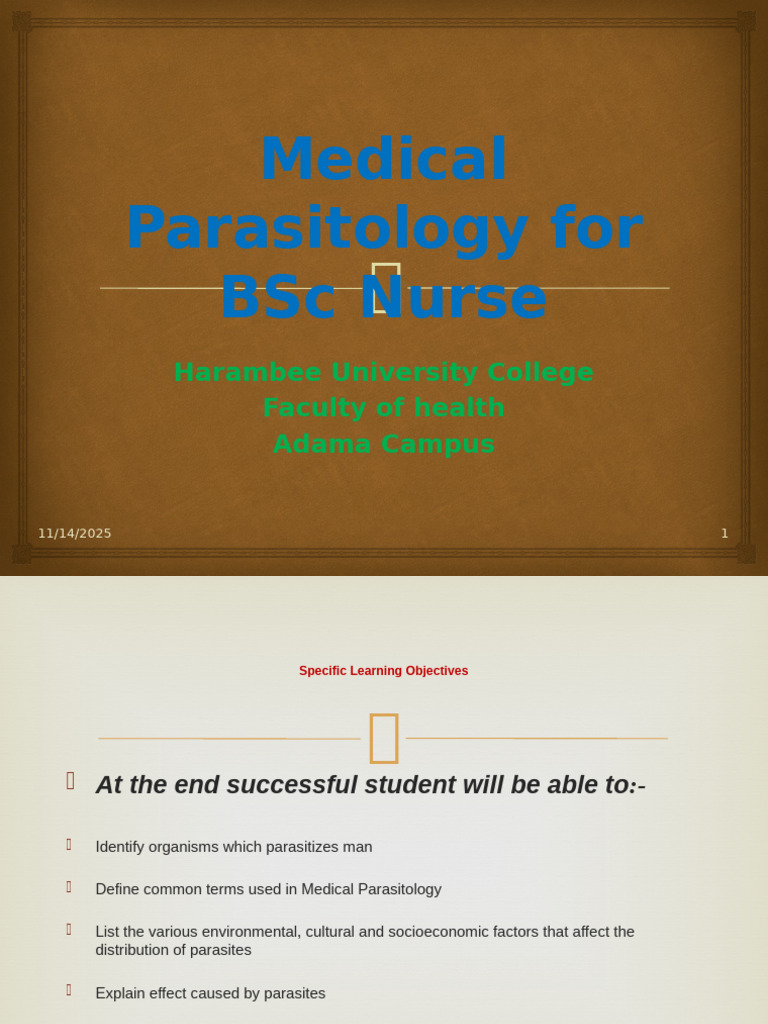 Medical Parasitology Chepter 1 Pot New (2) | PDF | Parasitism | Immune System