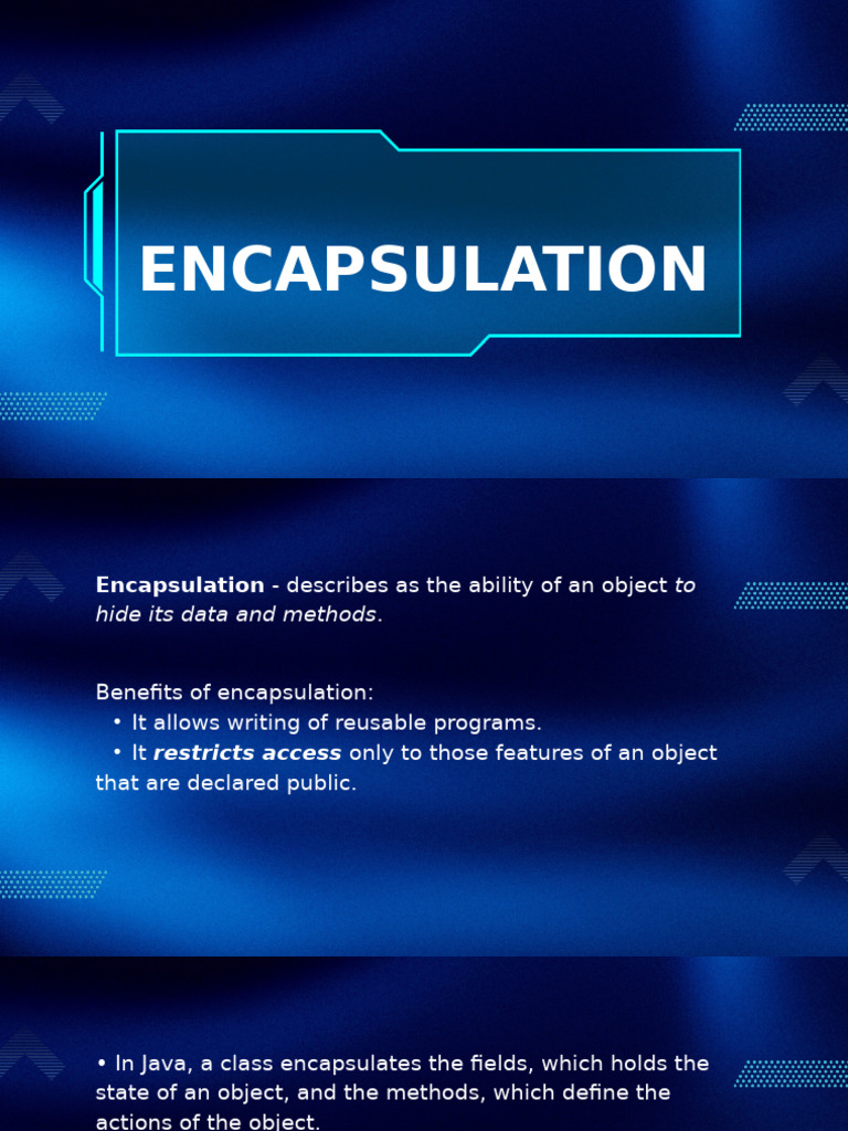 05 Encapsulation | PDF
