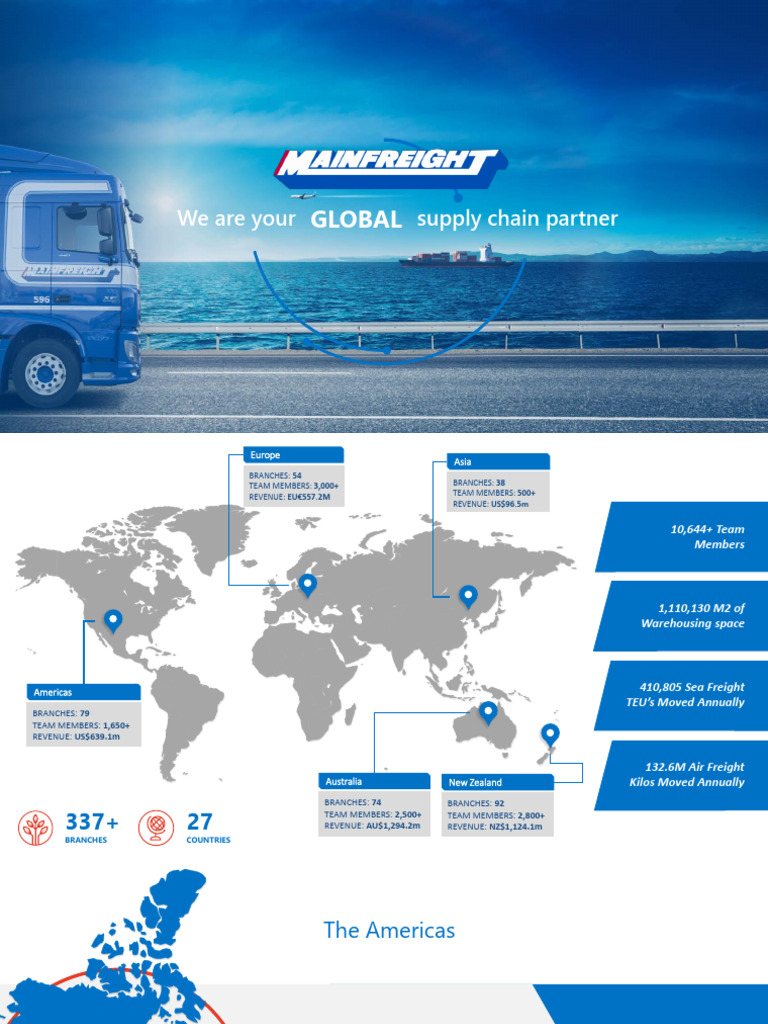 Mainfreight Company Profile | PDF | Warehouse | Transport