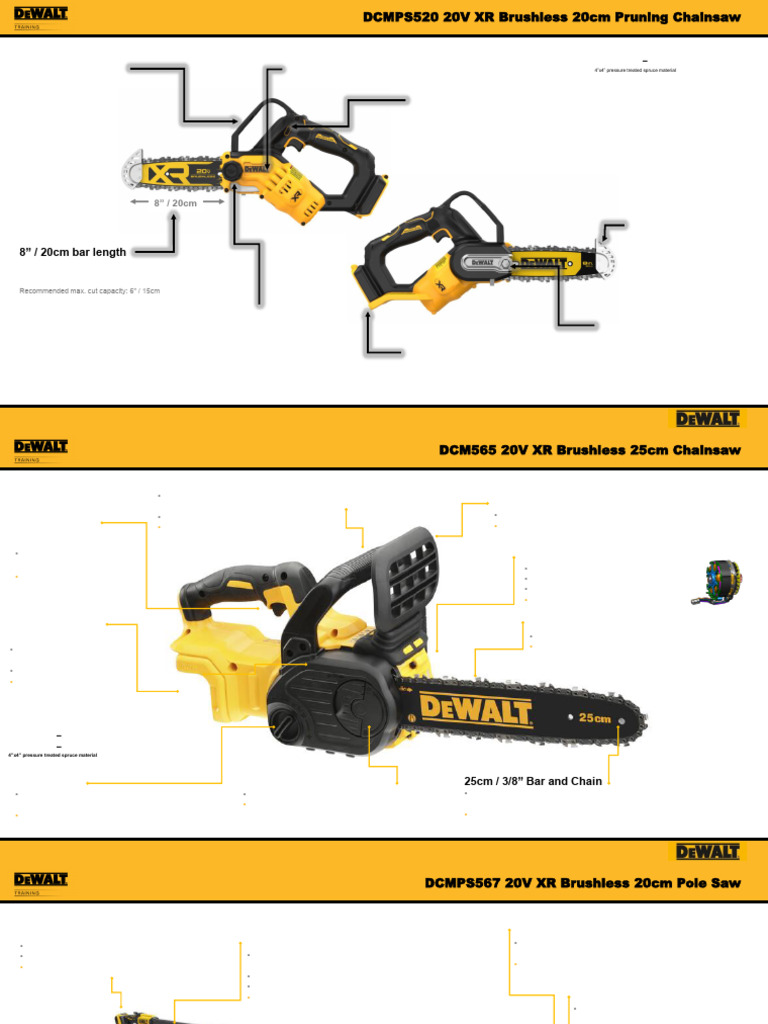 03 DeWalt Outdoor Individual Product Info | PDF | Equipment ...