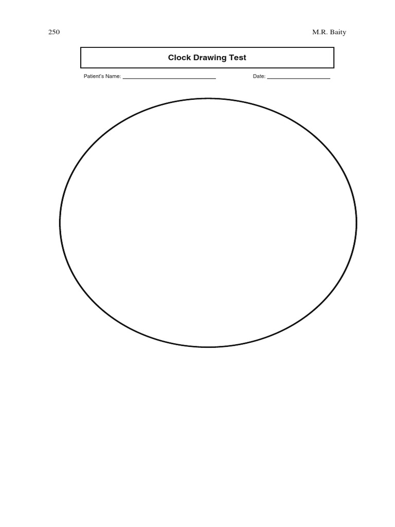Clock Drawing test | PDF | Brain | Cognitive Psychology