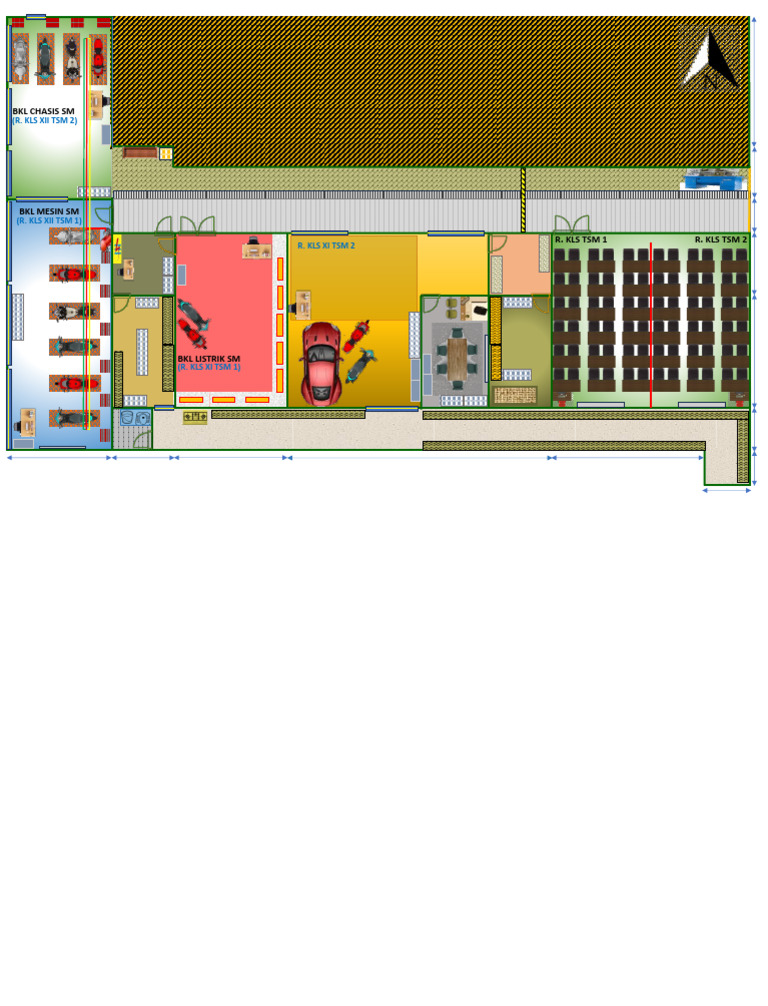 Layout Bengkel TSM SMKN 1 Doko Rev.2 | PDF